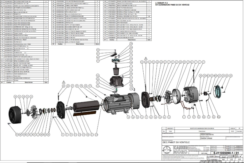 Moro PM80T Spares - Transairvac International Ltd